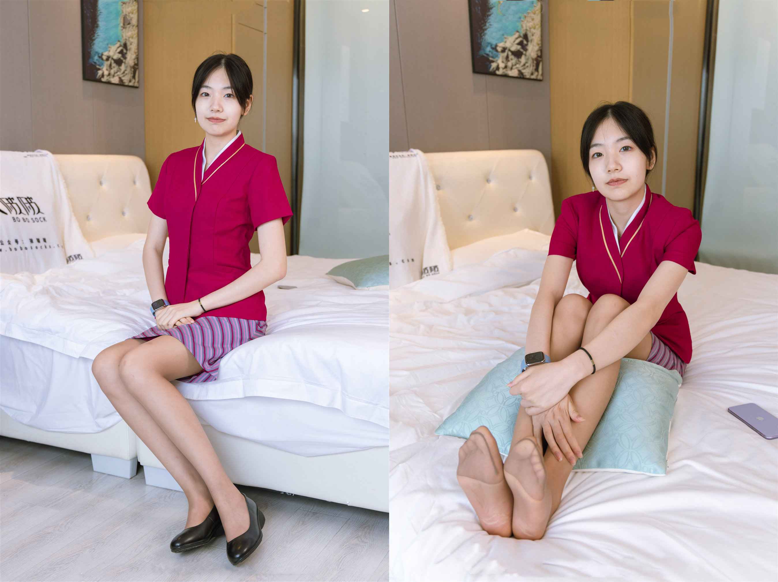 [袜啵啵]NO.016熊熊-斯凯奇运动鞋、棉袜（踩脏）、裸足_我就爱meijiao-美足美脚套图